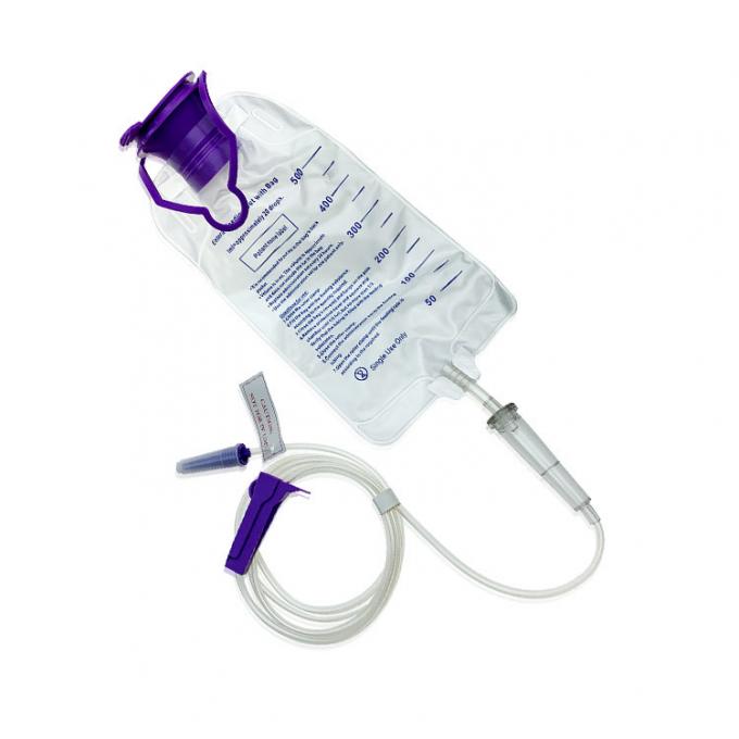 Gravity Sterile Enteral Feeding Bag Disposable Medical Consumable