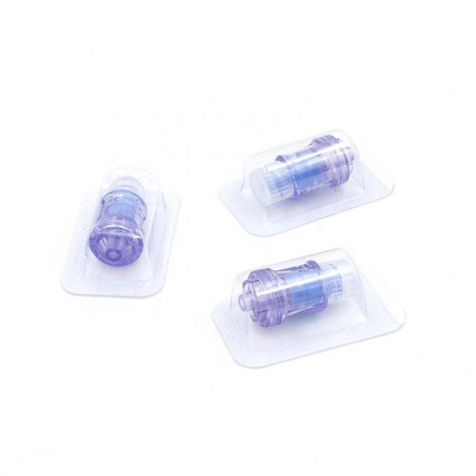 Transparent Needleless Infusion Connector Sterile Medical Positive Pressure